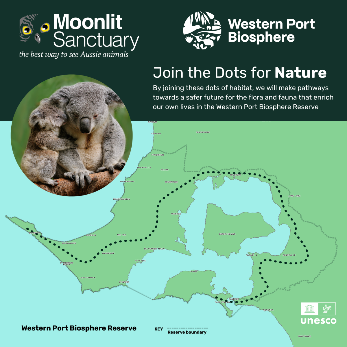 Help us to Join the Dots for Nature in 2024 - Western Port Biosphere